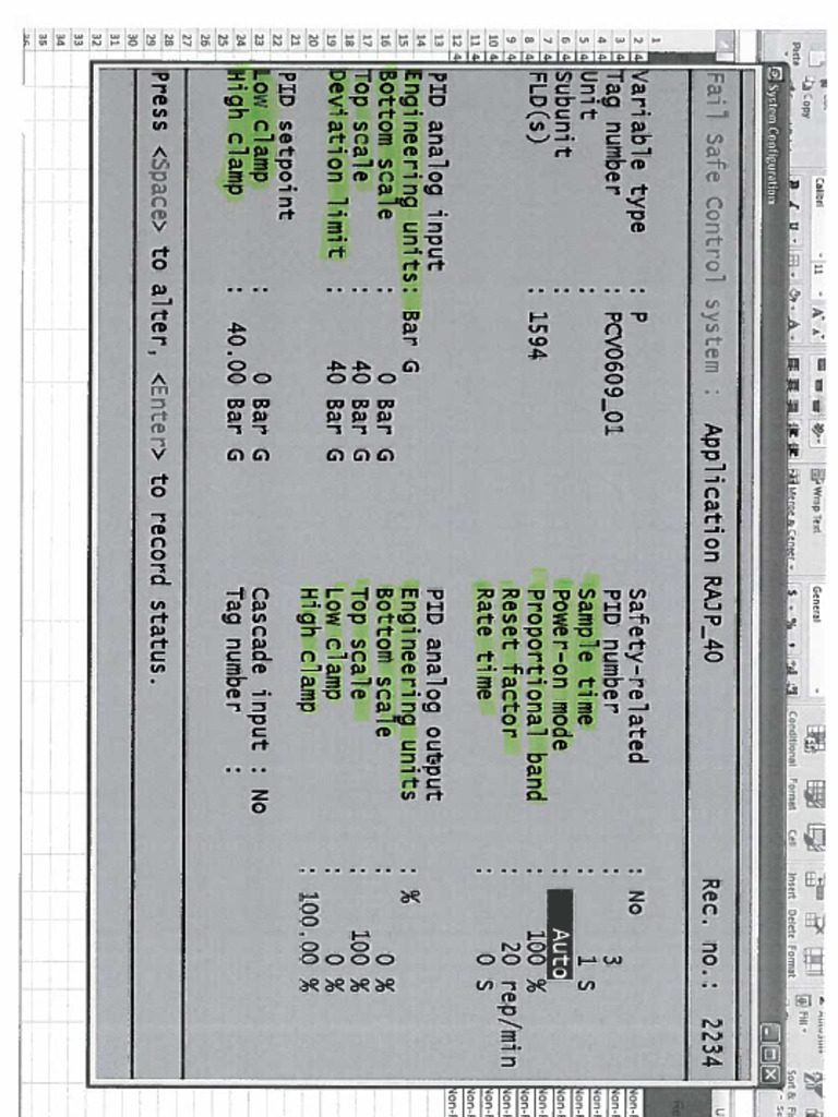 Pid Parameter For PCV | PDF