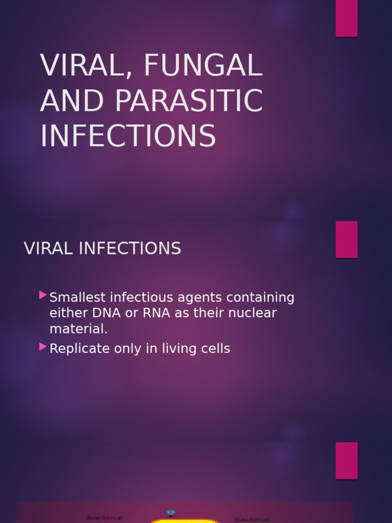 Viral, Fungal and Parasitic Infections | PDF | Virus | Infection