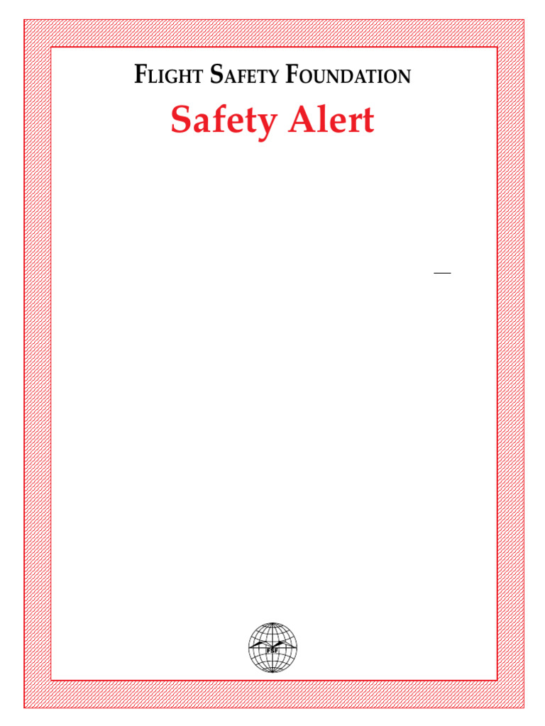 GPWS Safety Alert | PDF | Aeronautics | Air Traffic Control