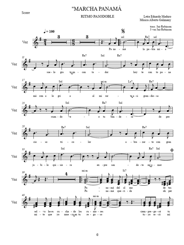 Marcha Panamá 1 | PDF