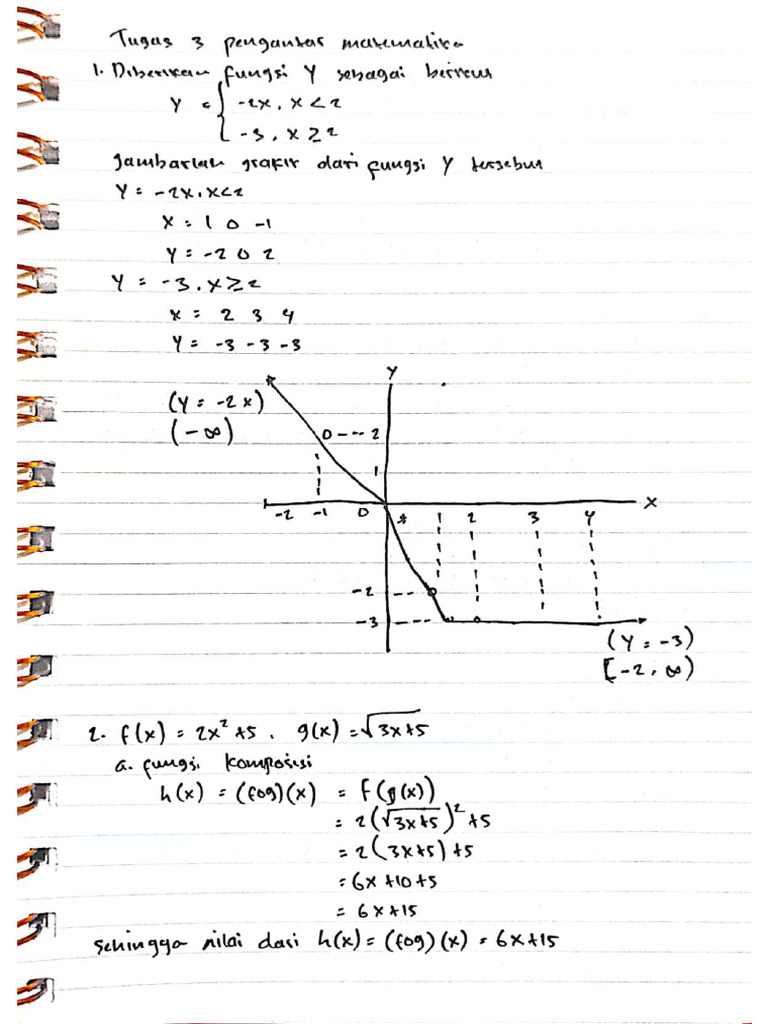 Tugas 3 Pengantar Matematika | PDF