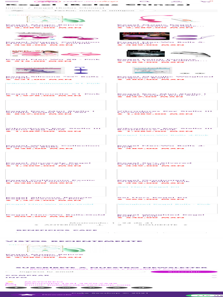 Kegel Pesas Pélvicas - Kinky Toys | PDF