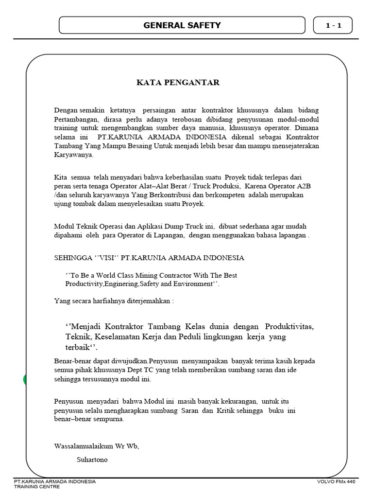 Modul Volvo General Safety | PDF