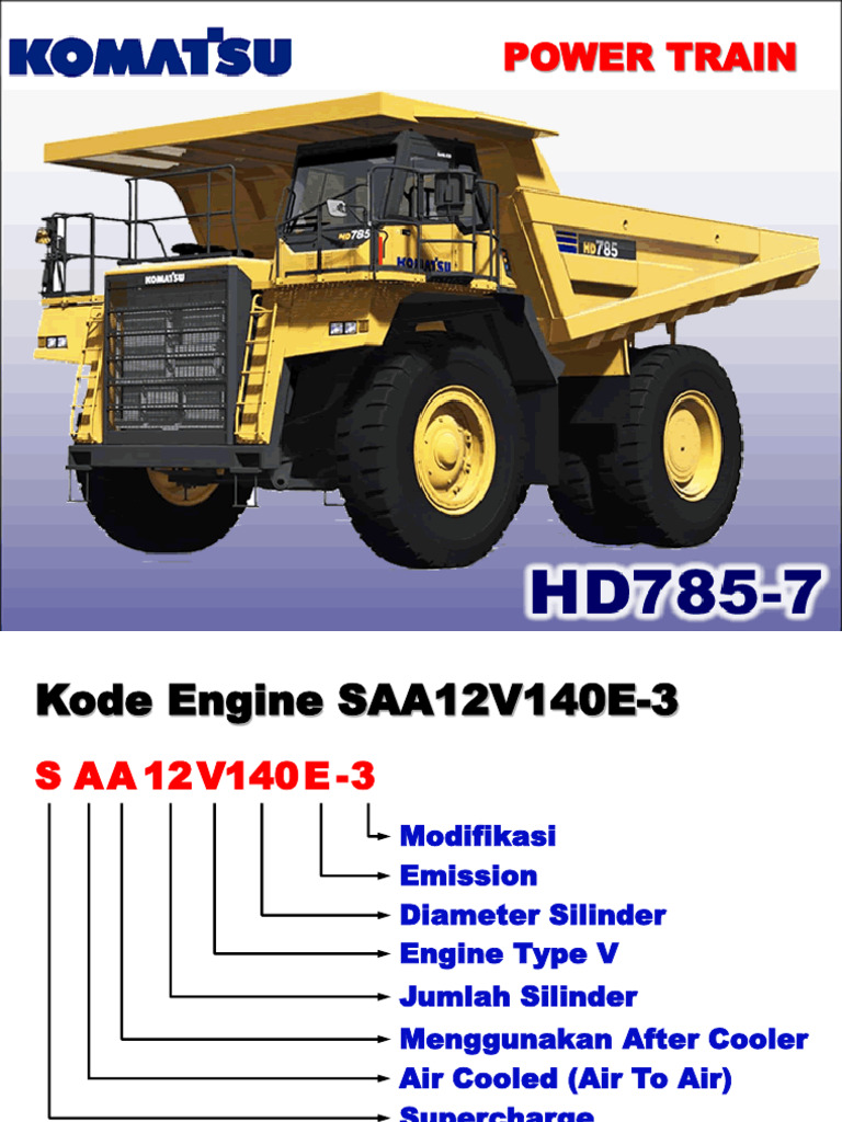Komatsu HD 785-7 Specifications Overview | PDF