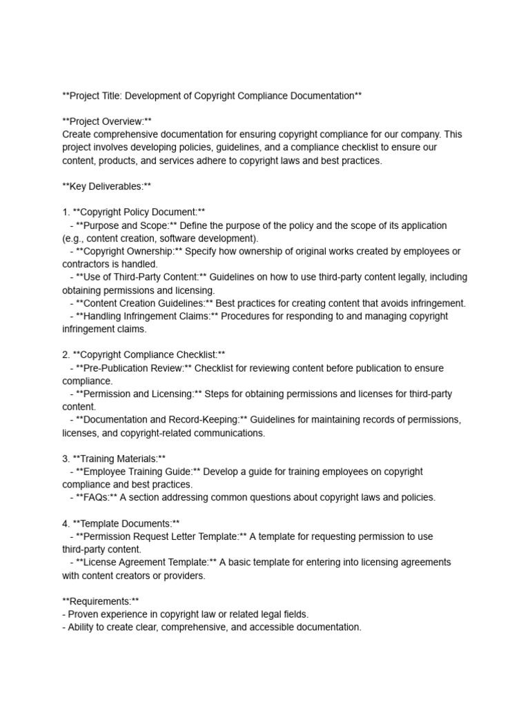 Copy Right Project | PDF | Copyright | Copyright Infringement