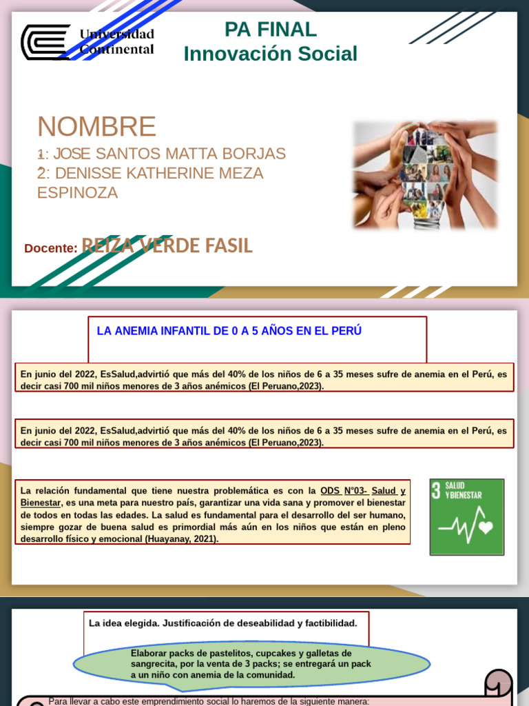 EXAMEN FINAL INNOVACION SOCIAL | PDF | Perú | Iniciativa empresarial