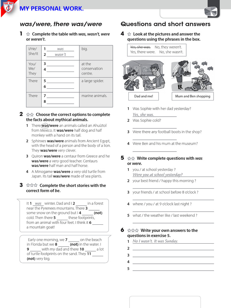 WAS-WERE-2 | PDF
