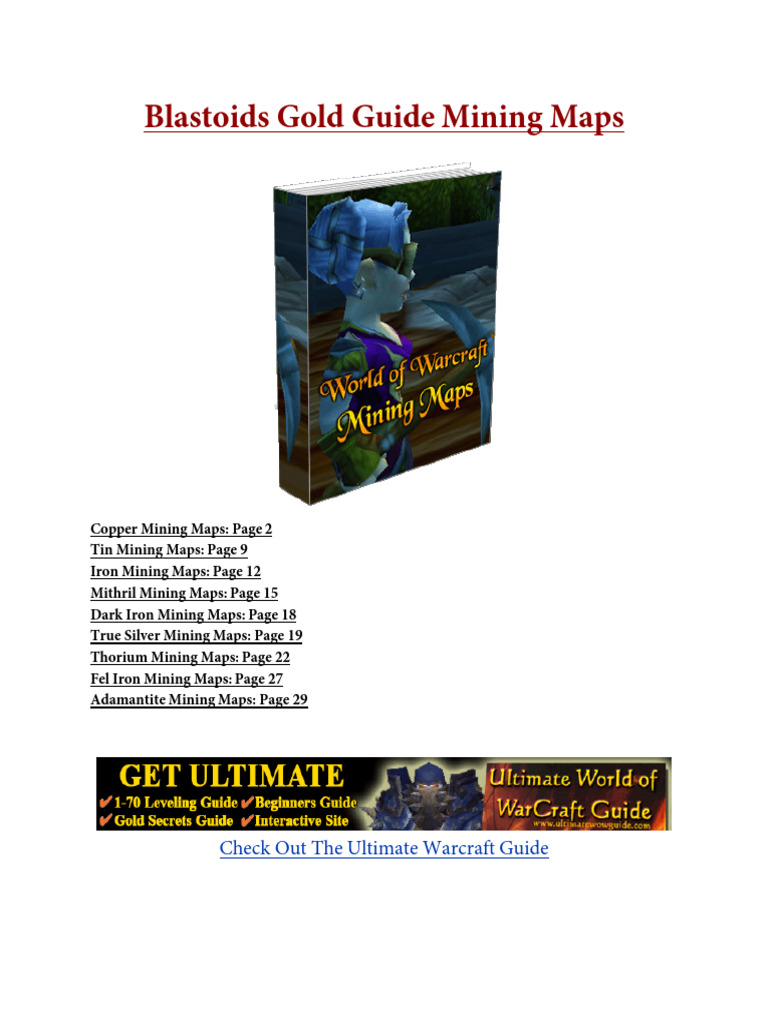 Blastoids Mining Maps | PDF | Games & Activities