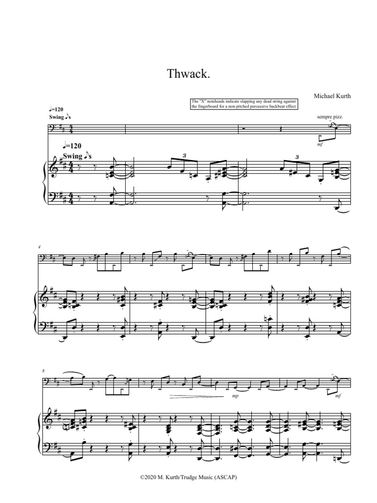Michael Kurth - Pluck This - Piano | PDF
