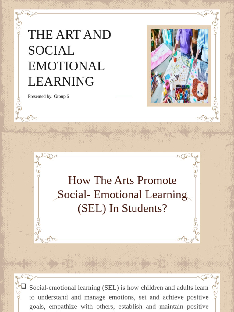 Arts Enhancing Social-Emotional Learning | PDF | Learning | Liberal ...