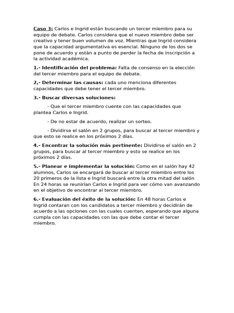 Caso 3 Semana 16 | PDF