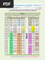 Grade 12 Time Table 2025 | PDF
