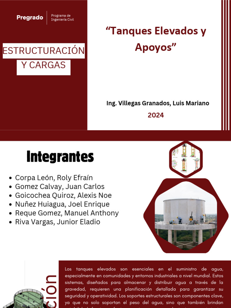 Tanques Elevados y Apoyos | PDF | Hormigón | Acero