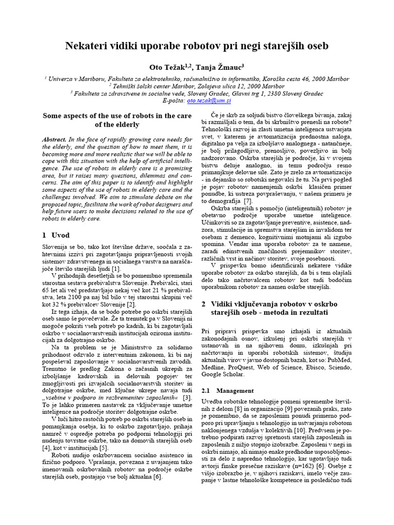 Tezak (Nekateri Vidiki) | PDF