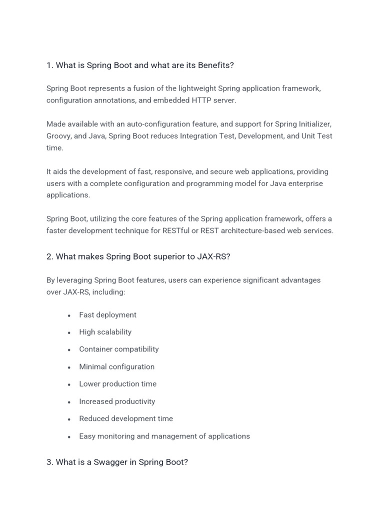 Spring-Interview Questions | PDF | Web Service | Model–View–Controller