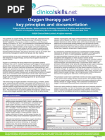 Oxygen Weaning Protocol Guide | PDF