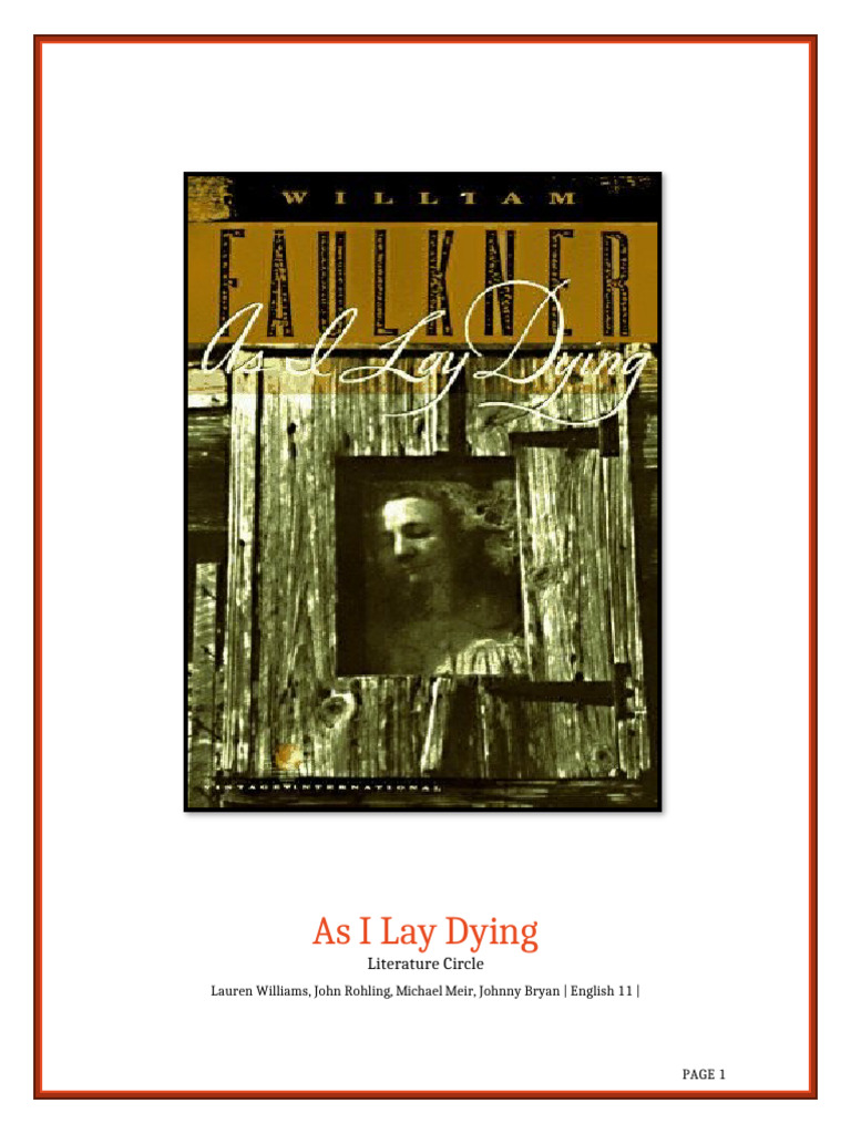 Overview of "As I Lay Dying" | PDF | William Faulkner