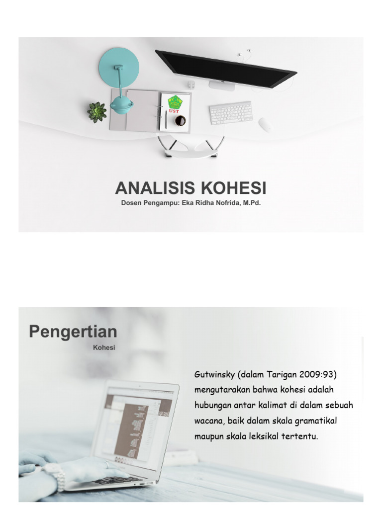 Materi Pertemuan 6 Kti Analisis Kohesi | PDF