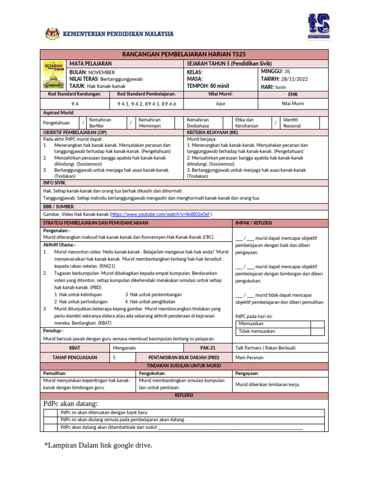 SEJ THN 5 TS25 (39) (P.SVK-Nov 2023) | PDF