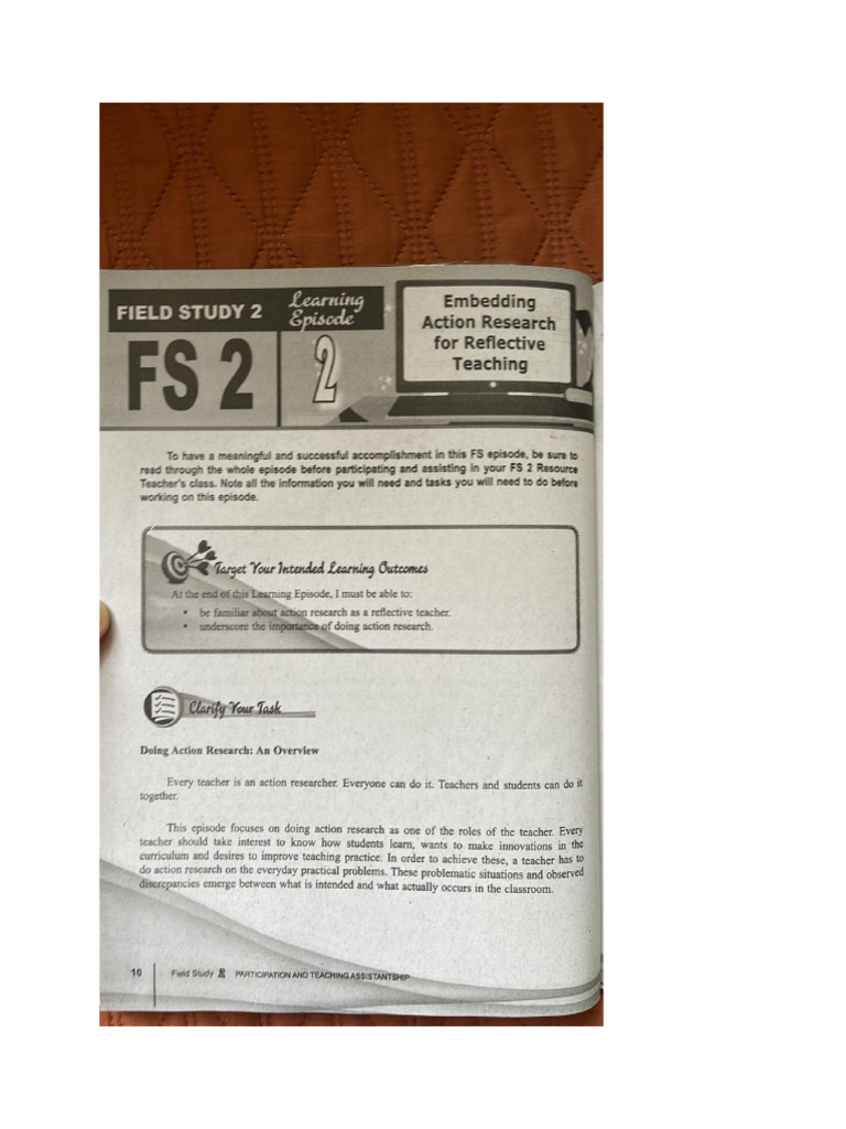 Field Study 2 - Learning Episode 2 | PDF