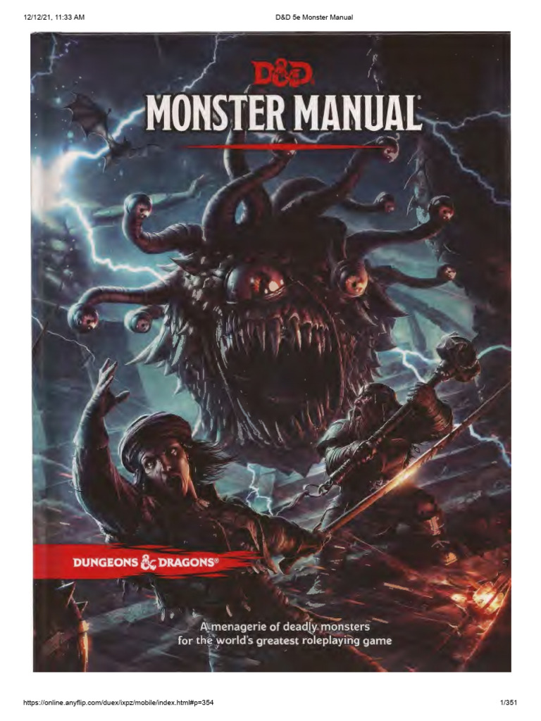 Monster Manual | PDF | Gary Gygax Games | D20 System