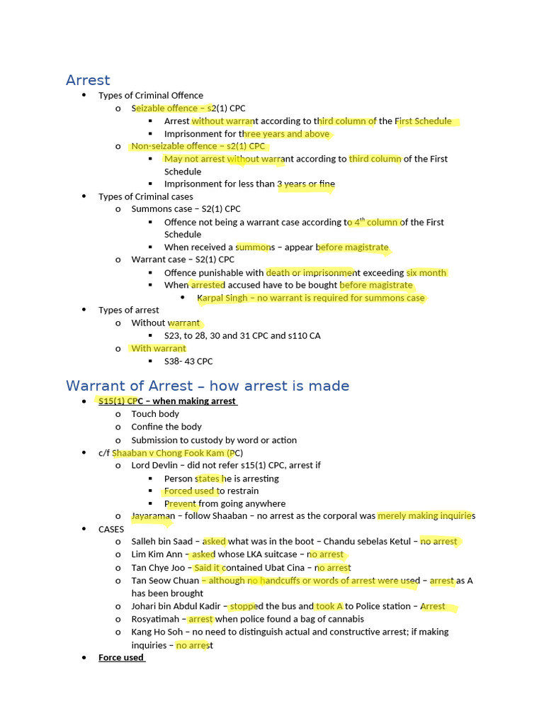 Arrest | PDF | Arrest Warrant | Arrest