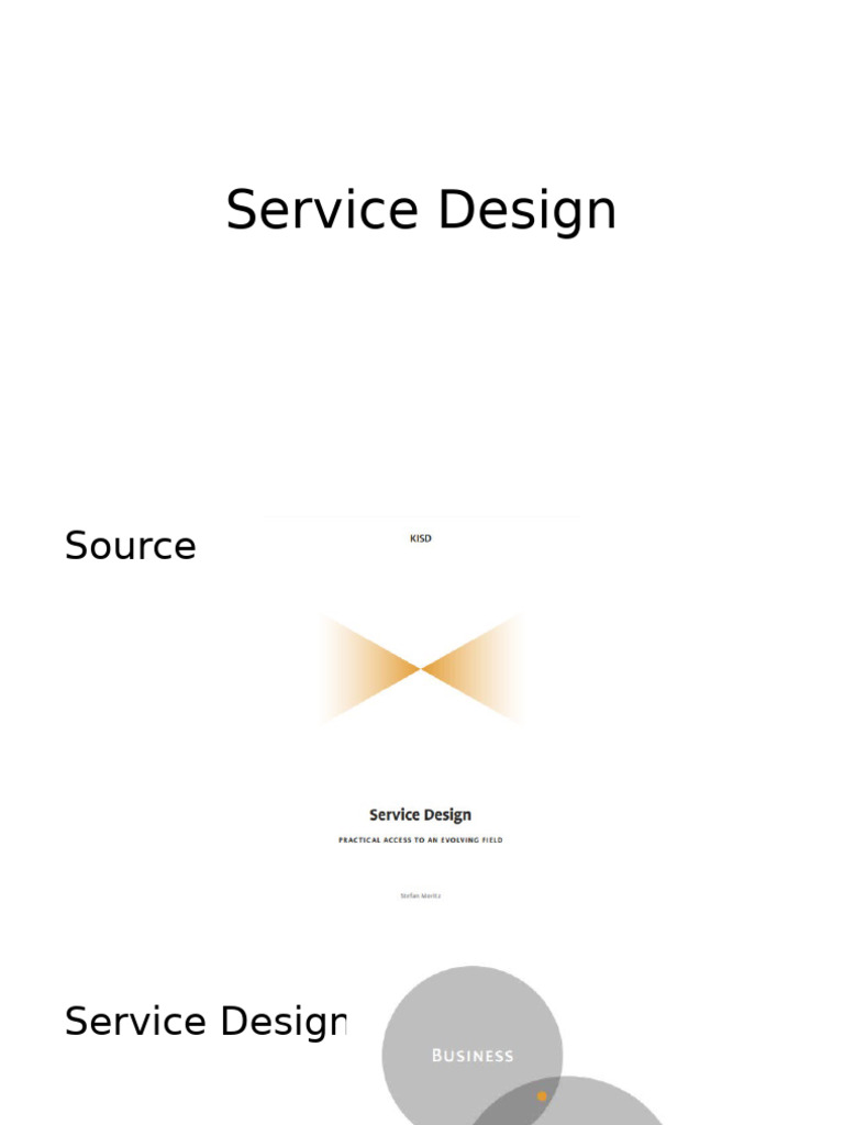 Service Design | PDF