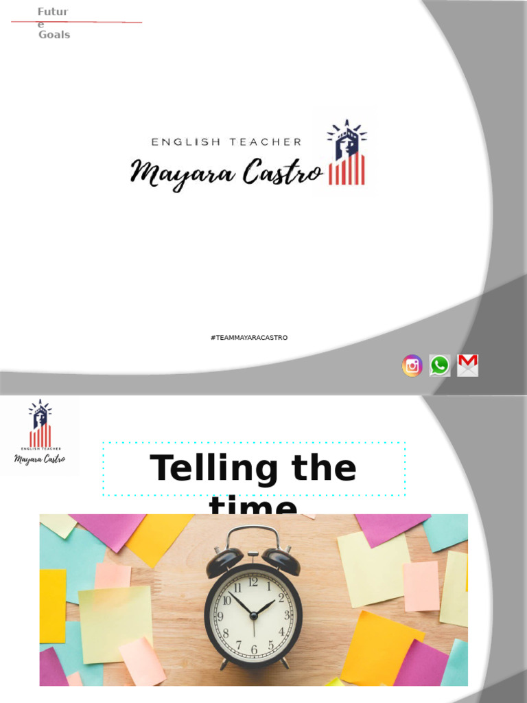 Lesson 7 - Telling The Time - Ciclo 2 | PDF | Dinner | Lunch