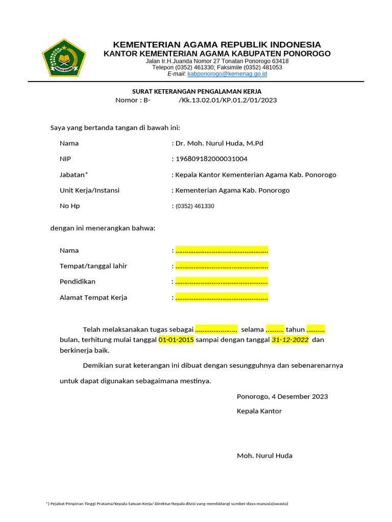 Format Portofolio Dan Suket | PDF