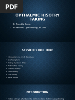 History Taking in Optometry Practice | PDF | Diabetes | Human Eye