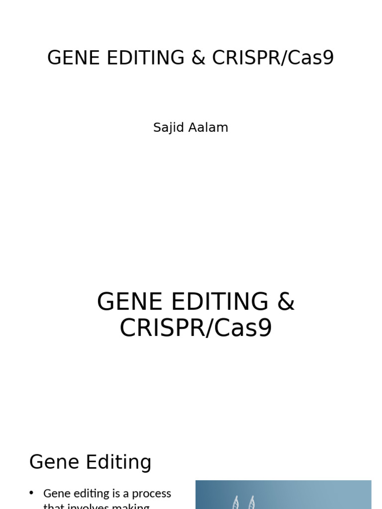 GENE EDITING | PDF | Crispr | Genetic Engineering