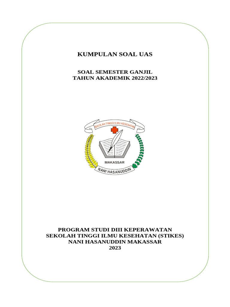 Sampul Soal | PDF | Teknologi & Rekayasa