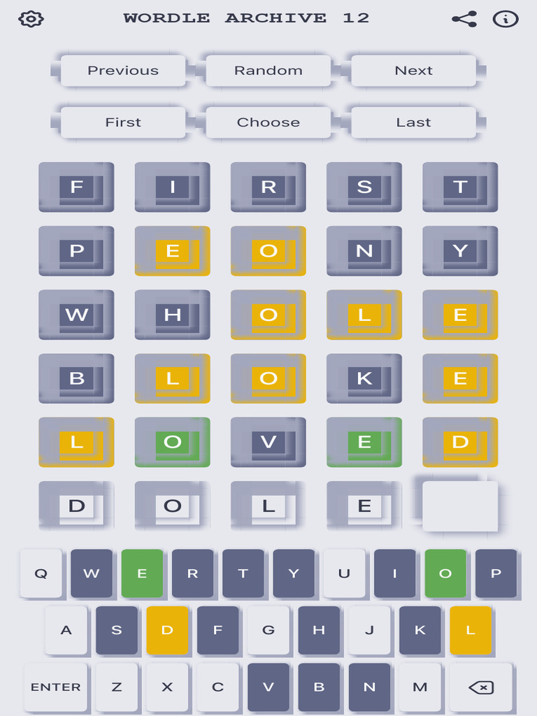 Wordle Archive 3 | PDF