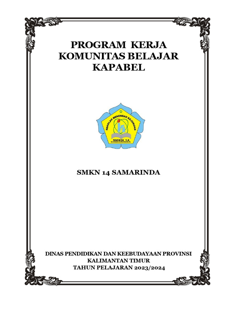 Program Kombel SMKN 14 Samarinda | PDF