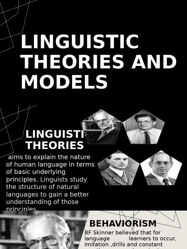 Lesson 2 Linguistics Theories and Models | PDF | Linguistics | Language ...