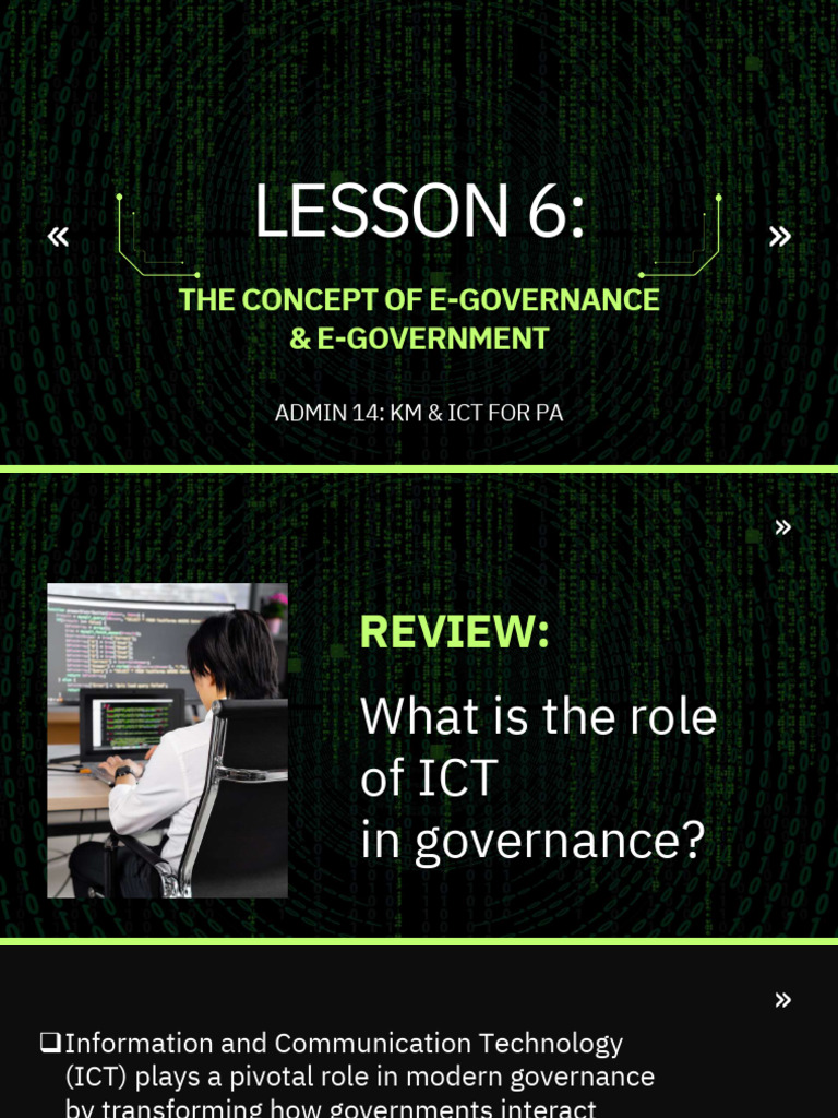 Intro To e Governance | PDF | Governance | Computing