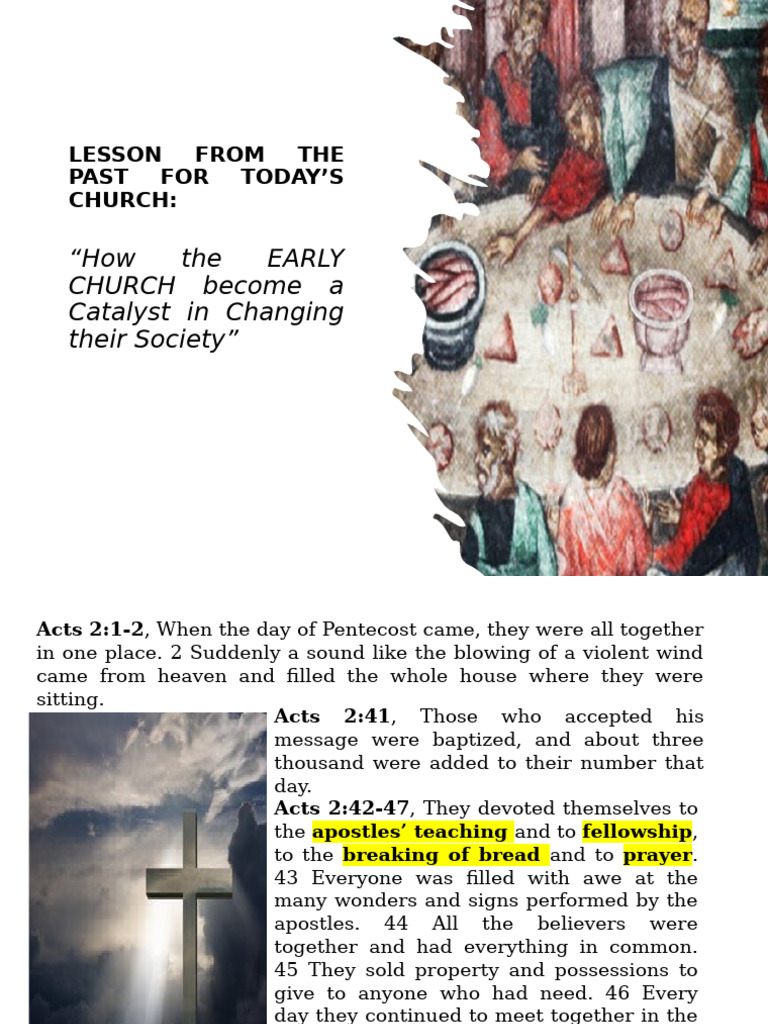 Lesson From The Past For Today's Church - Abridge | PDF | Jesus | Glory ...