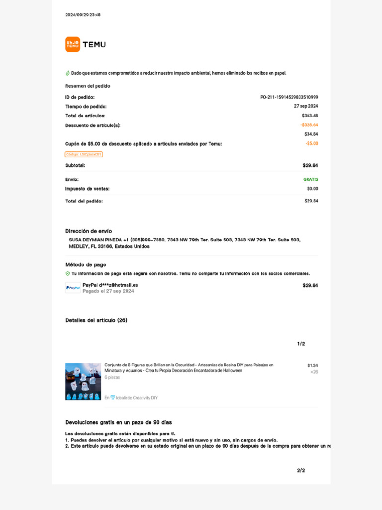 Temu Web Document | PDF