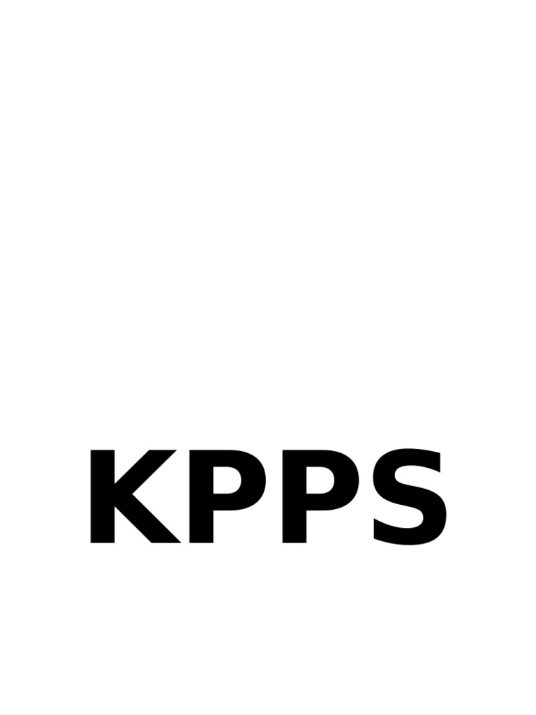 KPPS 1 | PDF