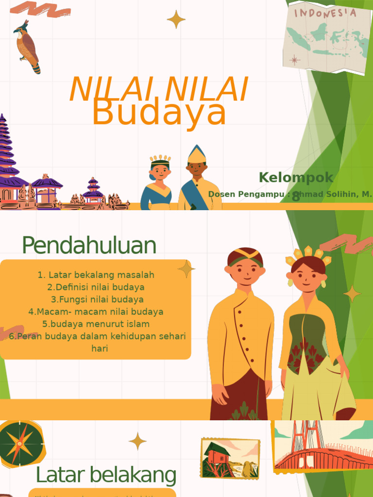 Nilai Nilai Budaya 8 | PDF