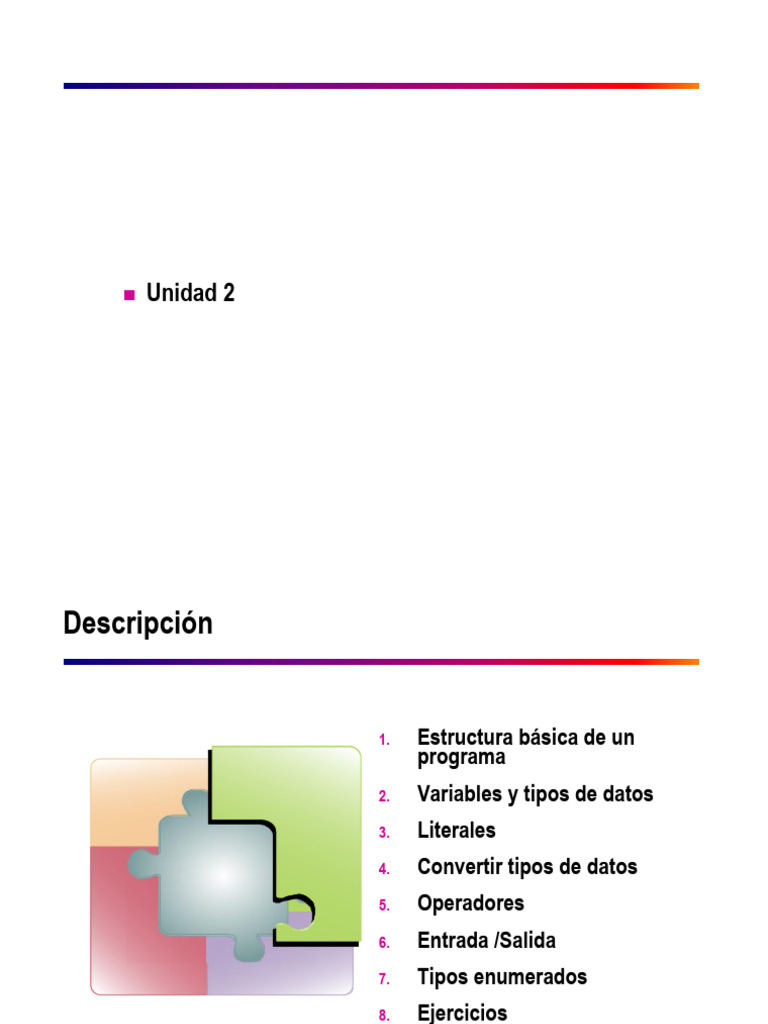 U02 - Elementos Del Lenguaje | PDF | Tipo de datos | Java (lenguaje de ...