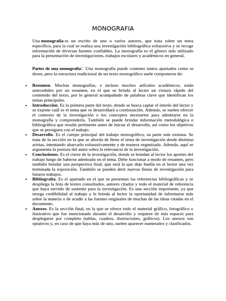 MONOGRAFIA | PDF | Artes del Lenguaje y Comunicación | Arte