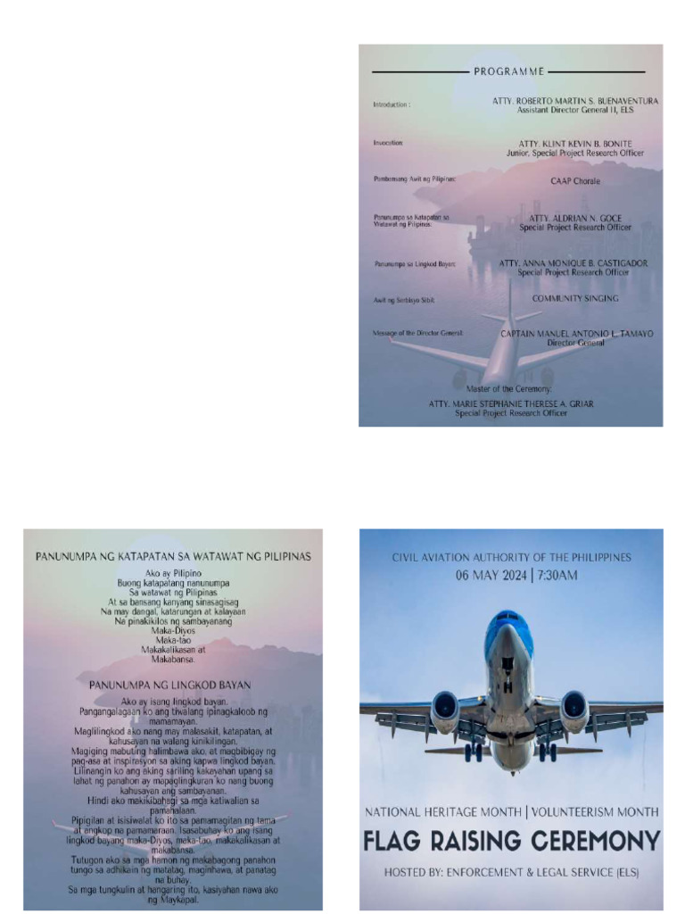 Els Flag Ceremony Invitation - May 2024.V2 | PDF