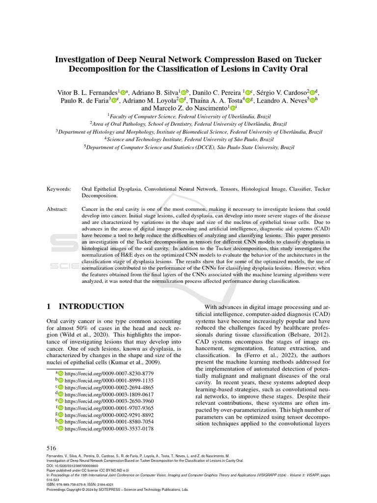 Investigation of Deep Neural Network Compression Based On Tucker Decomposition For The ...