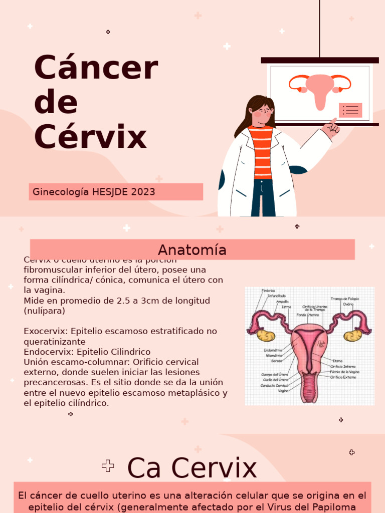Cáncer de Cérvix: Diagnóstico y Tratamiento | PDF | Cáncer de cuello ...