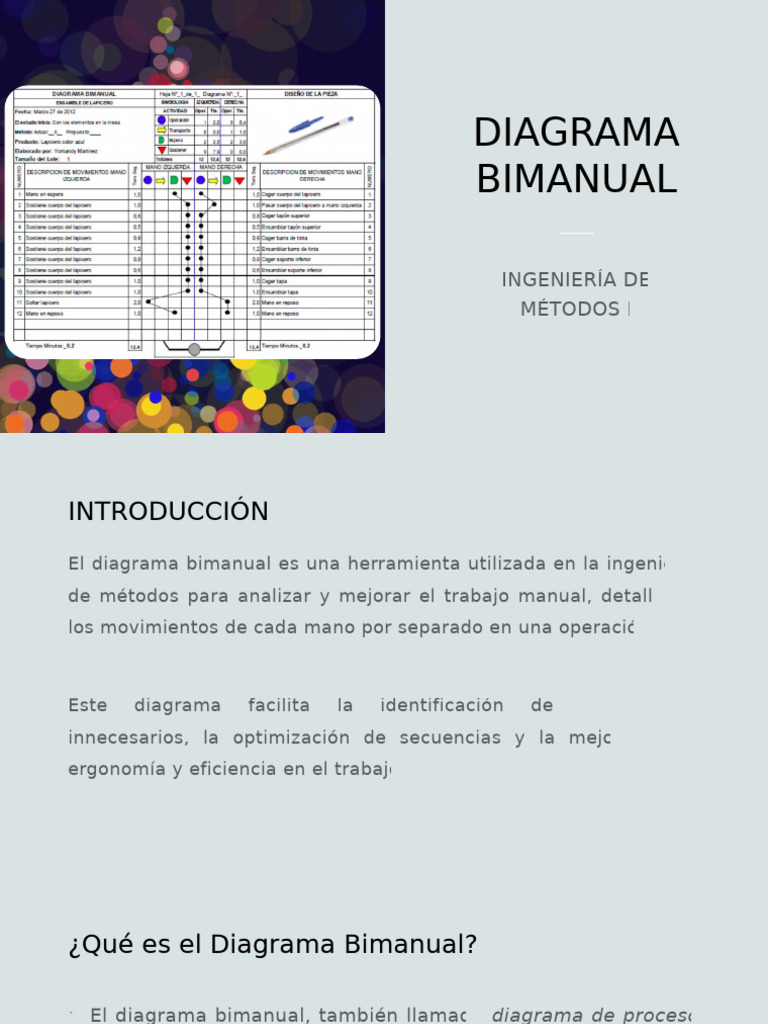 Diagrama Bimanual: Simbología y Uso | PDF | Factores humanos y ...