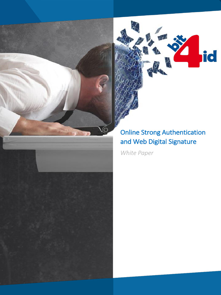 Cs Online Strong Authentication And Web Digital Signature En Pdf Public Key Certificate