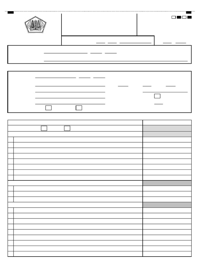 Formulir SPT Pajak Penghasilan 1770 SS | PDF