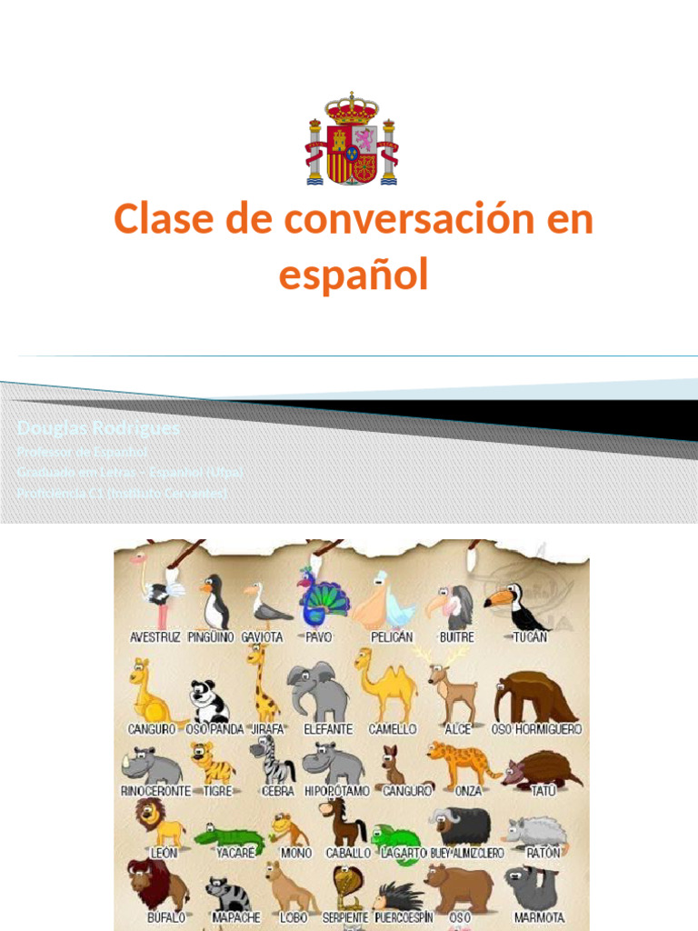 Clase de Vocabulario en Español | PDF