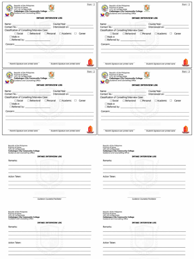 Form 2 Guidance | PDF